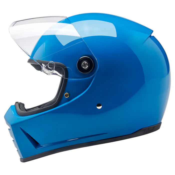 Biltwell Lane Splitter ECE R22.006 Helmet - Gloss Tahoe Blue – Tucker Speed