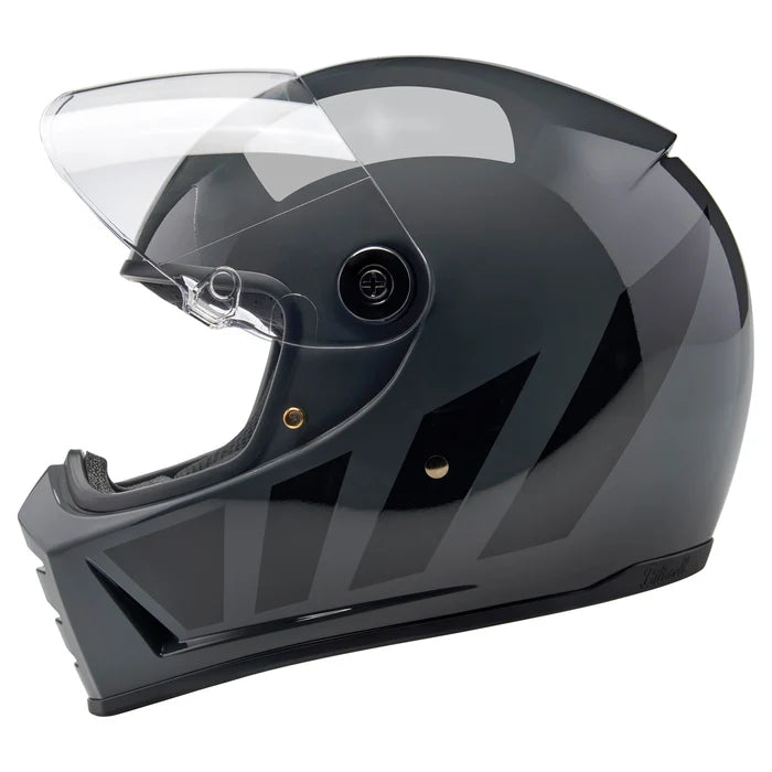 Biltwell Lane Splitter ECE R22.006 Helmet - Gloss Storm Grey Inertia ...
