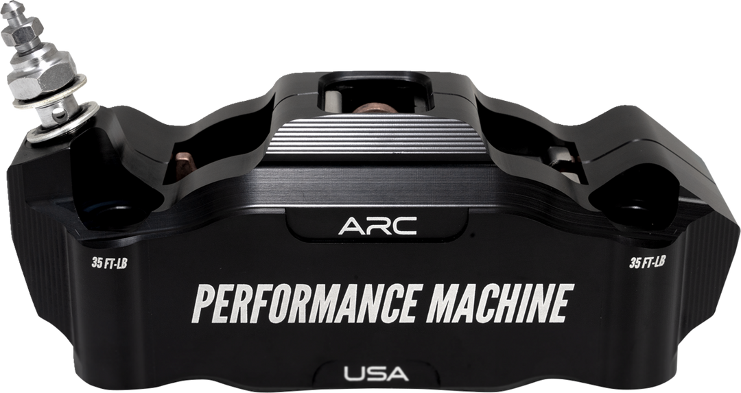 PERFORMANCE MACHINE (PM) Radial Mount Caliper - Front Left - Black Ano ...