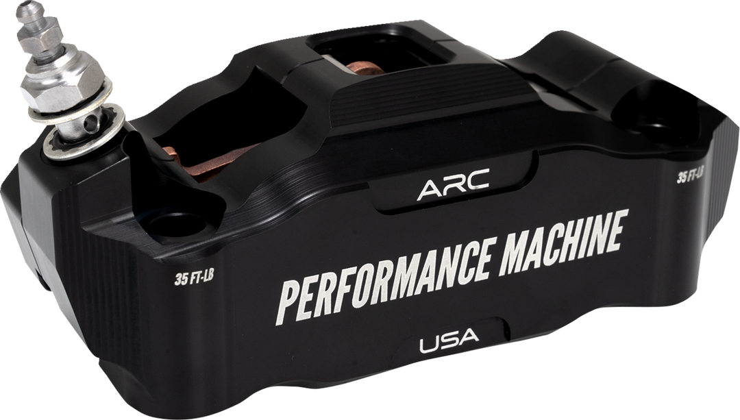 PERFORMANCE MACHINE (PM) Radial Mount Caliper - Front Left - Black Ano ...