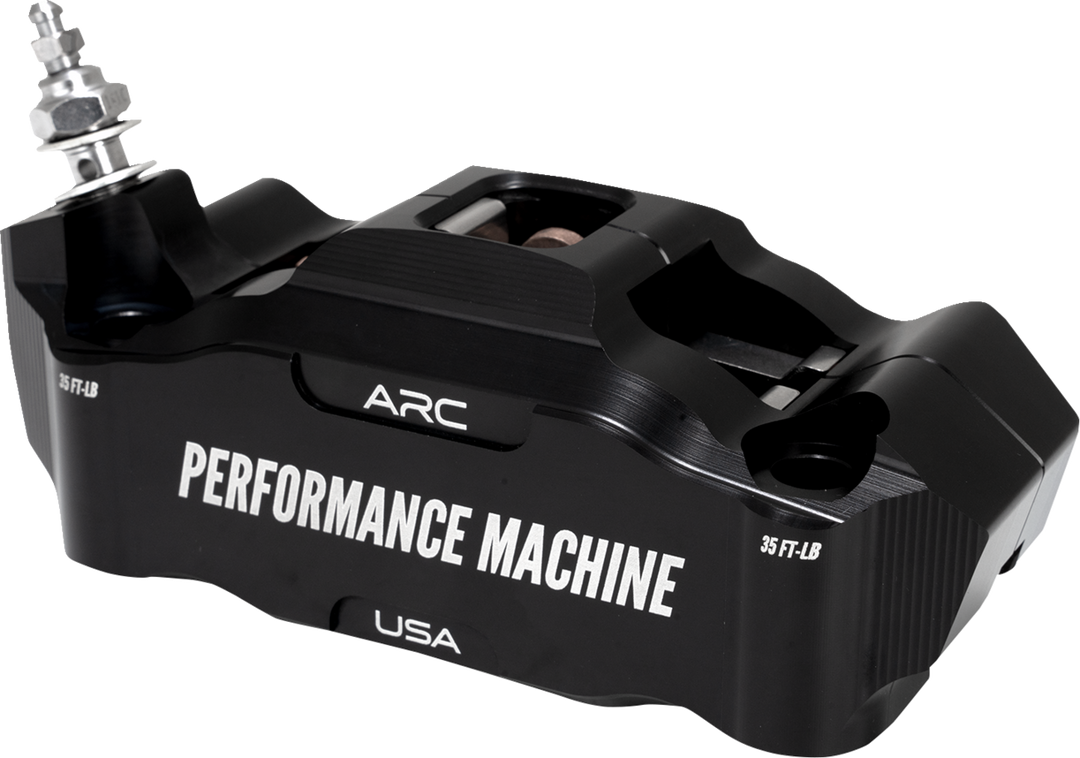 PERFORMANCE MACHINE (PM) Radial Mount Caliper - Front Left - Black Ano ...