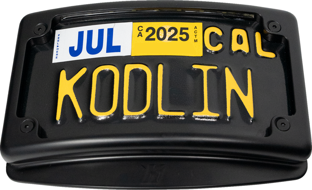 KODLIN USA Mount Kit - License Plate - Cureved - Black KUS20102 ...