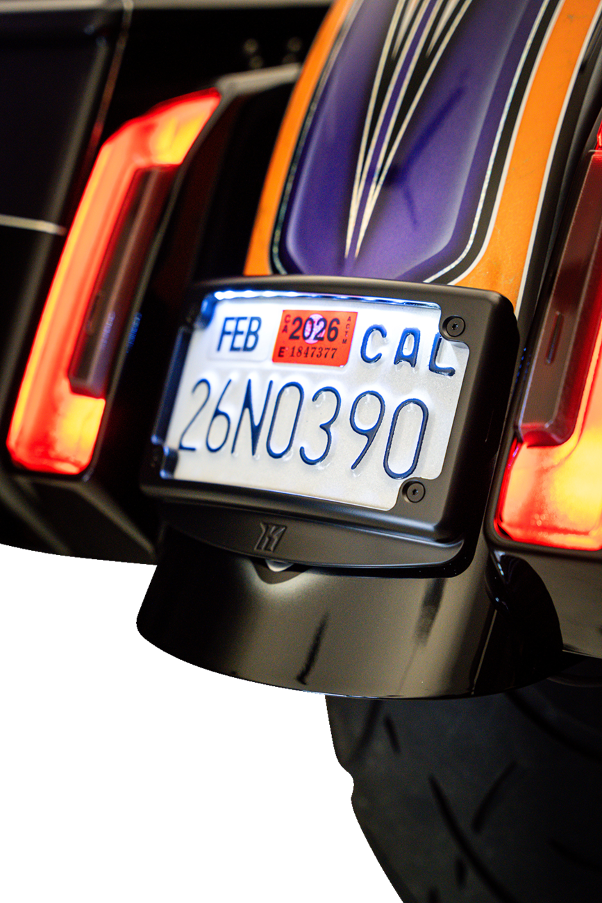 KODLIN USA Mount Kit - License Plate - Cureved - Black KUS20102 ...