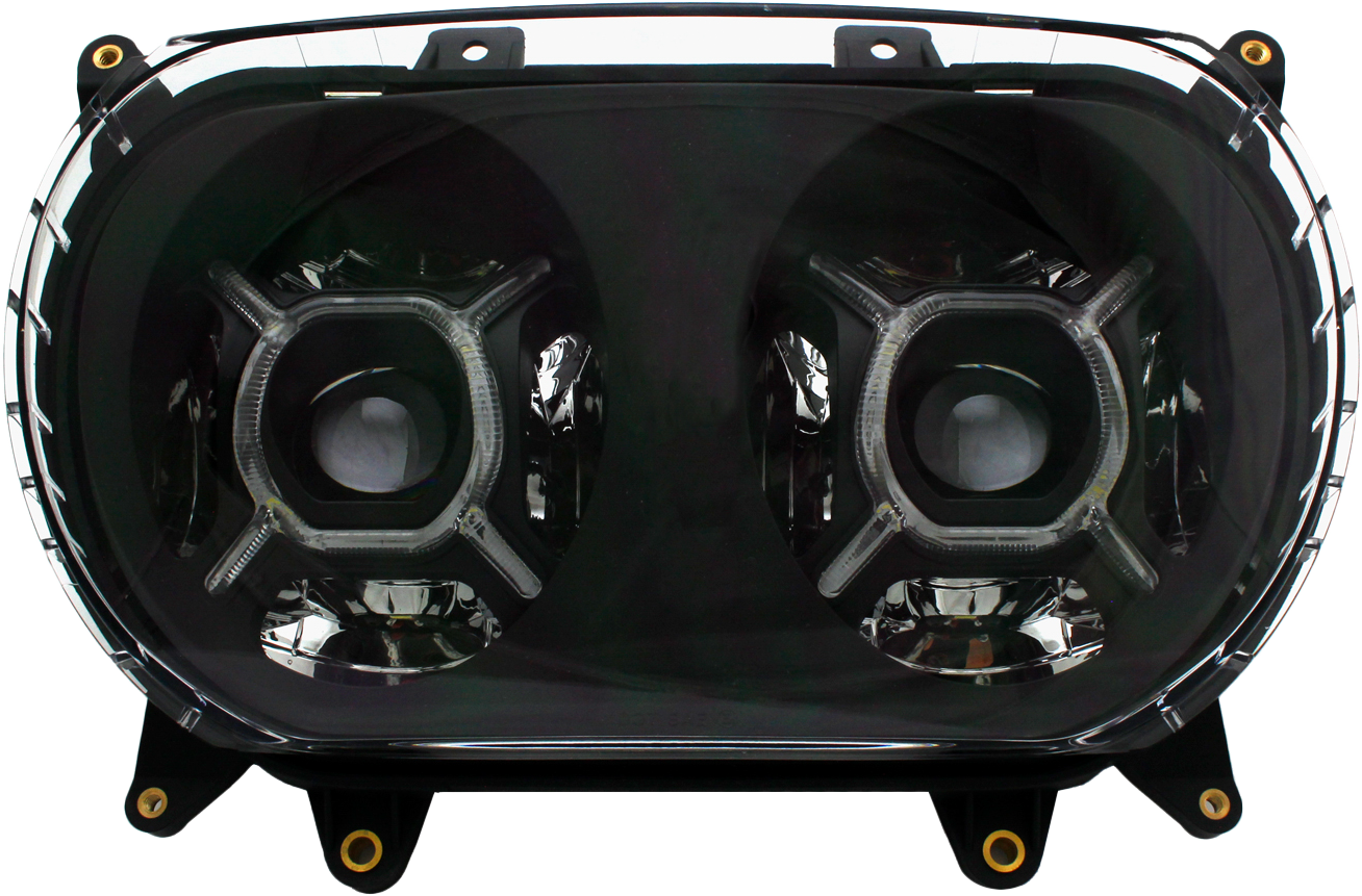 Road Glide Headlights '15-22 Black - ABIG52A – Tucker Speed