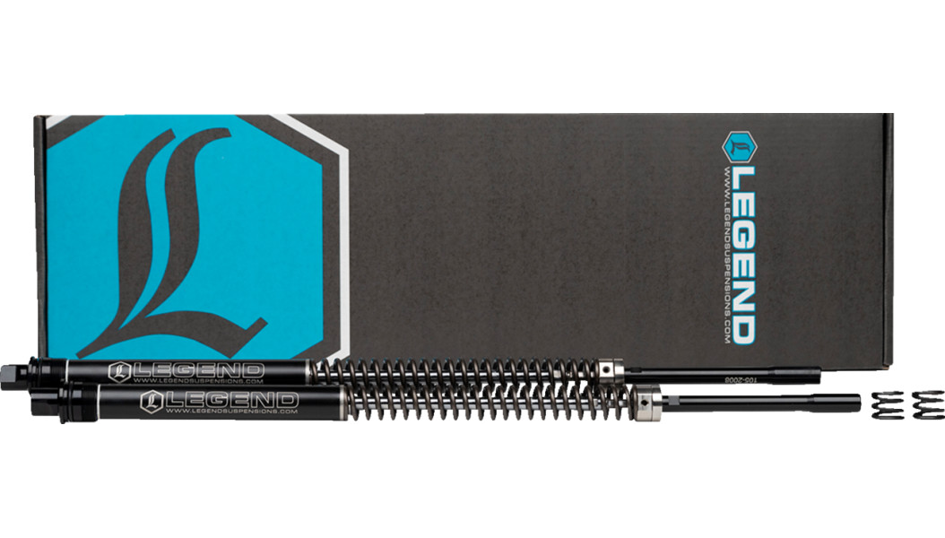 Legend Axeo Front Suspension - Black - 41mm - 00-17 Softail – Tucker Speed
