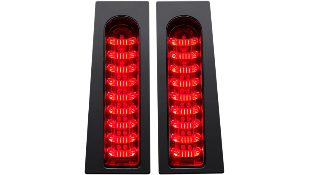 Custom Dynamics ProBEAM® Fillerz® Saddlebag LED Lights - Red - Gloss B ...