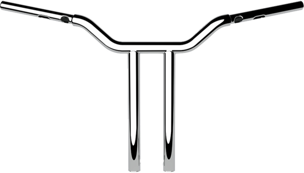 LA Choppers Handlebar - One-Piece Kage Fighter - 16" x 1-1/4" - Chrome ...