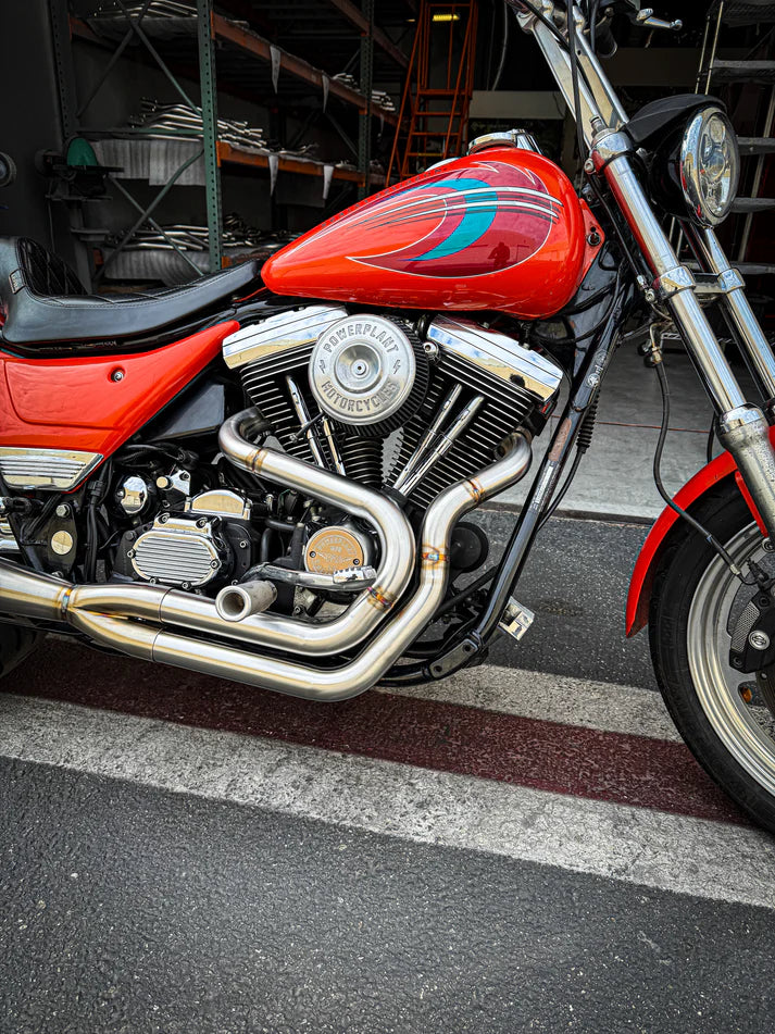 SP Concepts Big Bore 4.5 Exhaust - 1987-1994 FXR W/ Mid Controls ...